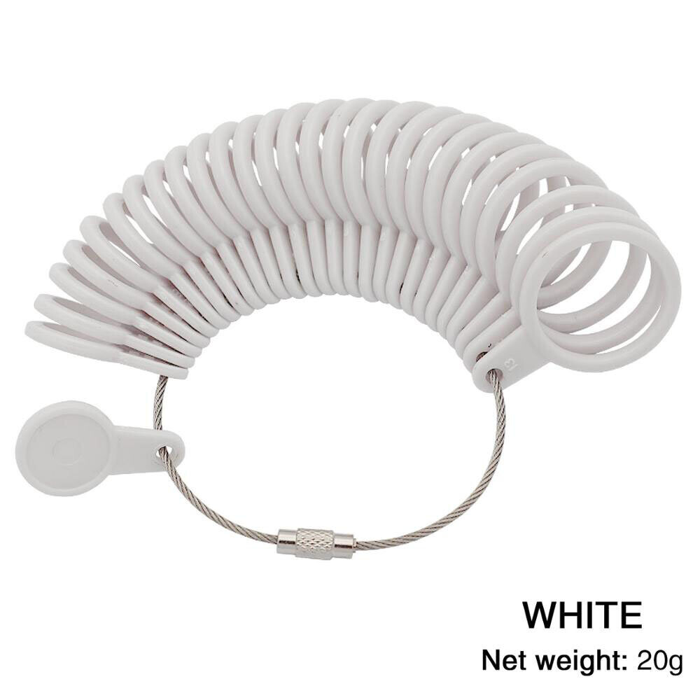 Plastic Ring Sizer US Size - Finger Size Gauge Measuring Kit Jewelry ...