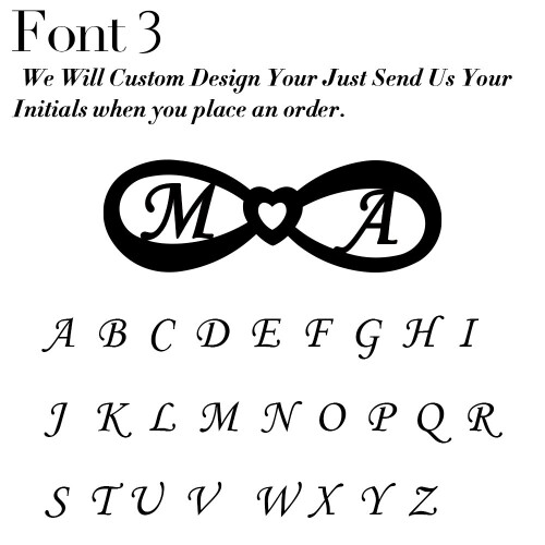 (Font3 Hot Stamping-Gold-19cm) Tangula Personalized Name Infinity ...