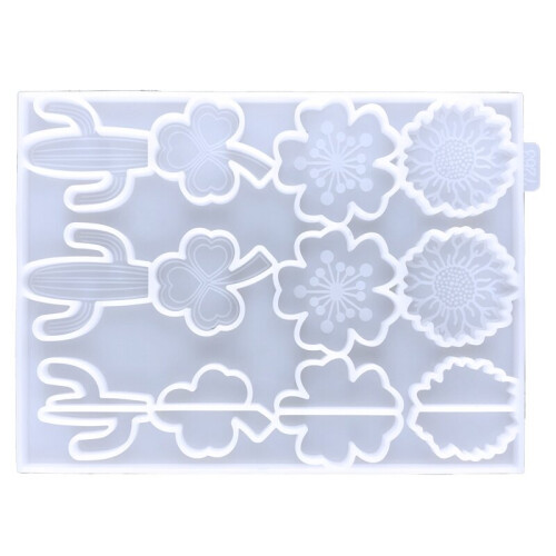 Straw Topper Resin Silicone Molds Crystal Epoxy Resin Casting Mold ...