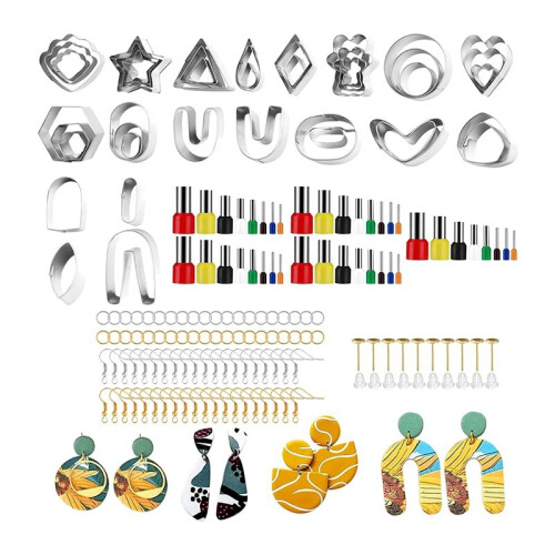 Polymer Clay Cutters Set, 42 Shapes Stainless Steel Clay Cutters For ...