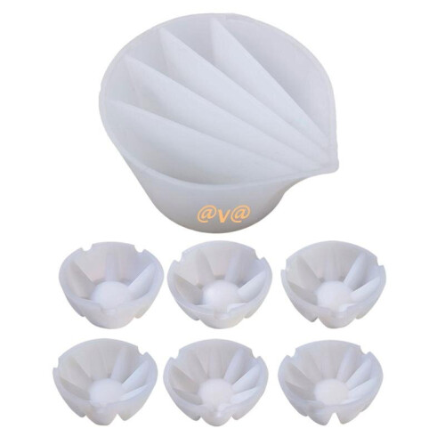 Silicone Split Cup 2/3/4/5 Chambers Reusable Silicone Pouring Divided ...