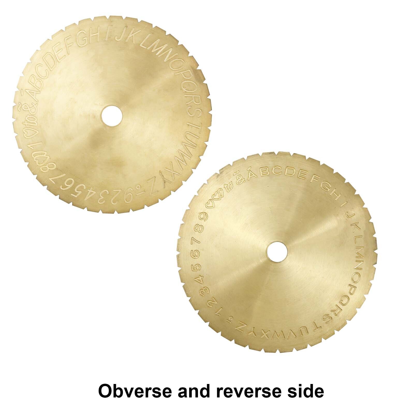 Letter Type Dial Font Disc Inside Ring Engraving Machine DIY Crafts ...