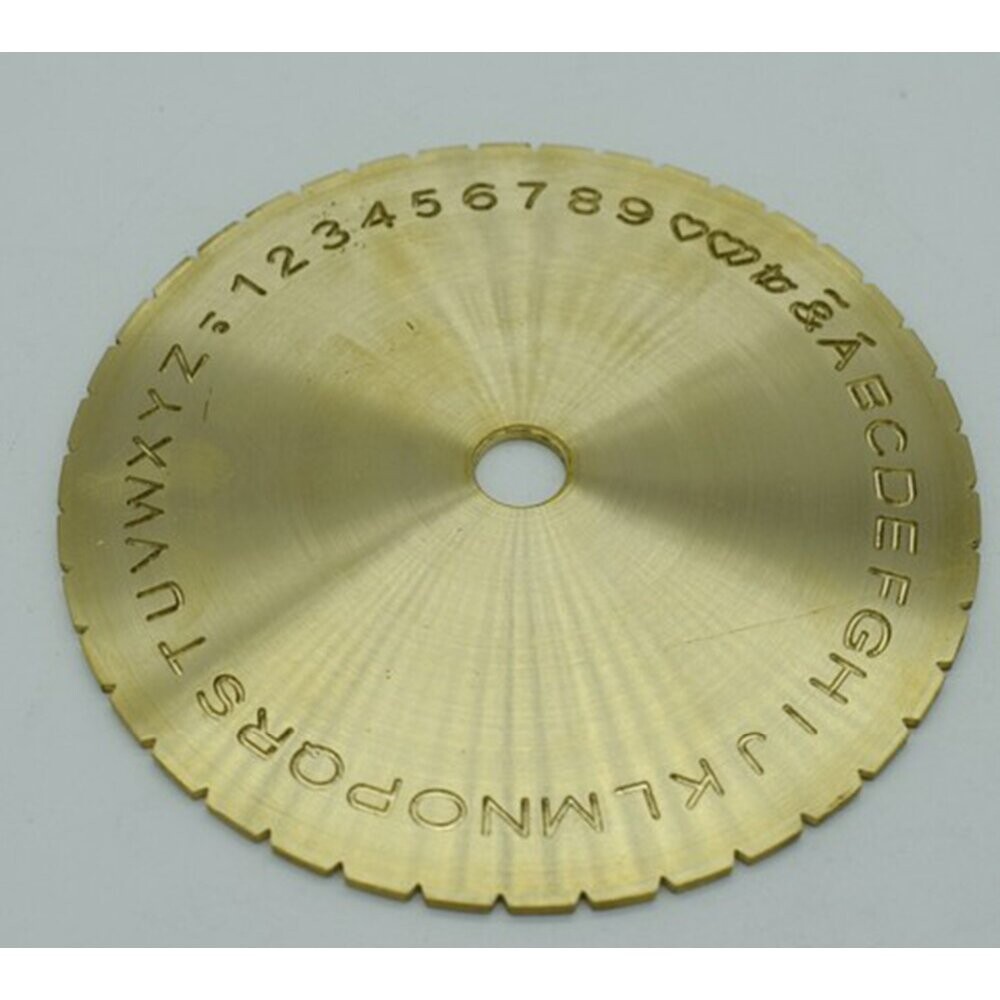 FreeShipping Letter Plate letter type dial font disc modern block ...