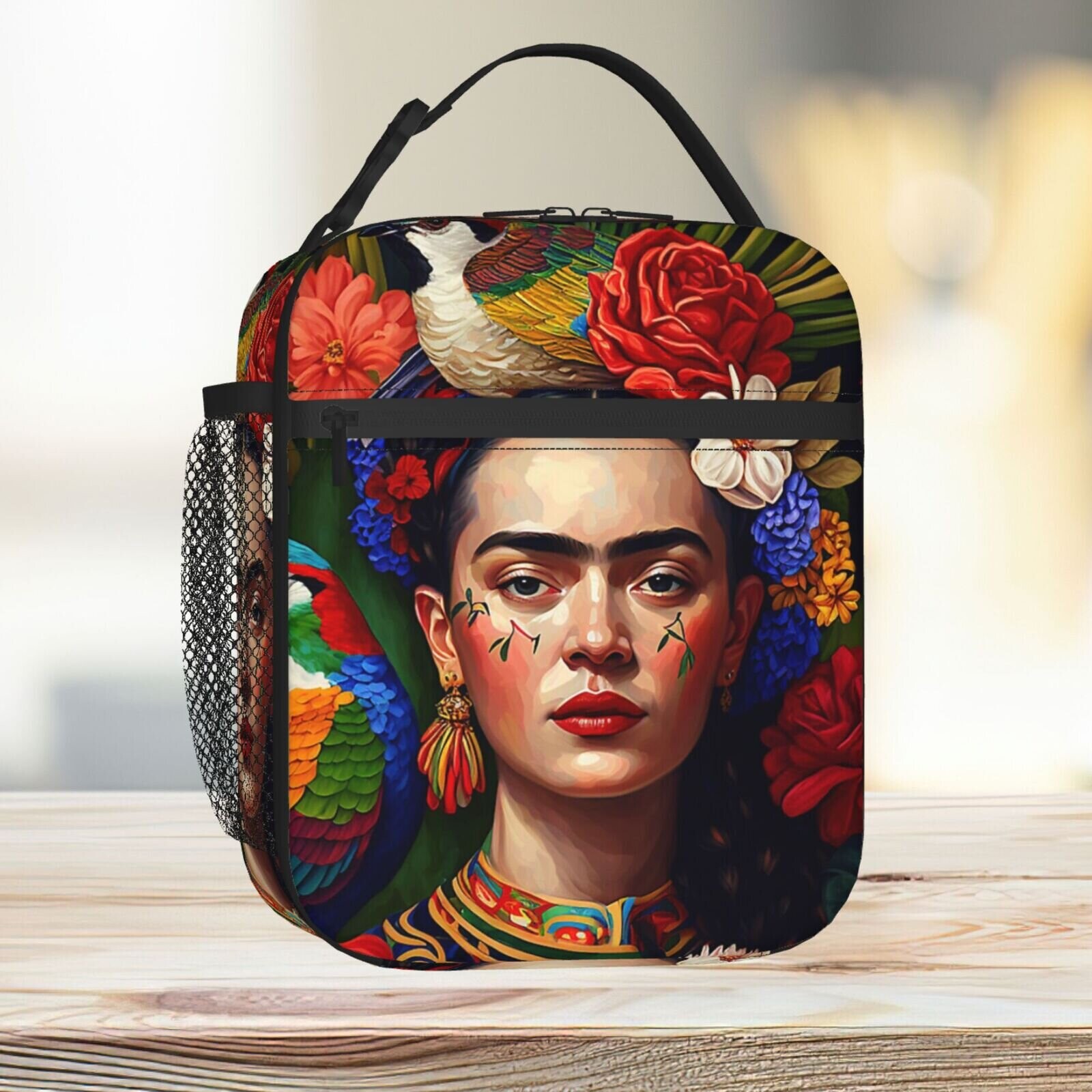 Lunch Bag Frida Kahlo Tote Insulated Cooler Kids School Travel on OnBuy