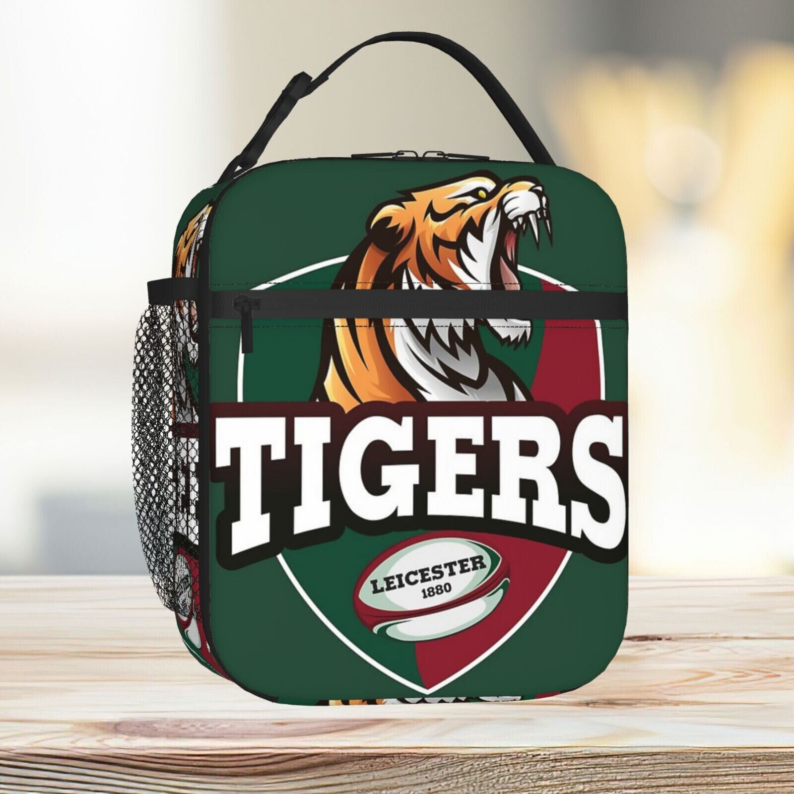 Lunch Bag Leicester Tigers Tote Insulated Cooler Kids School Travel on ...
