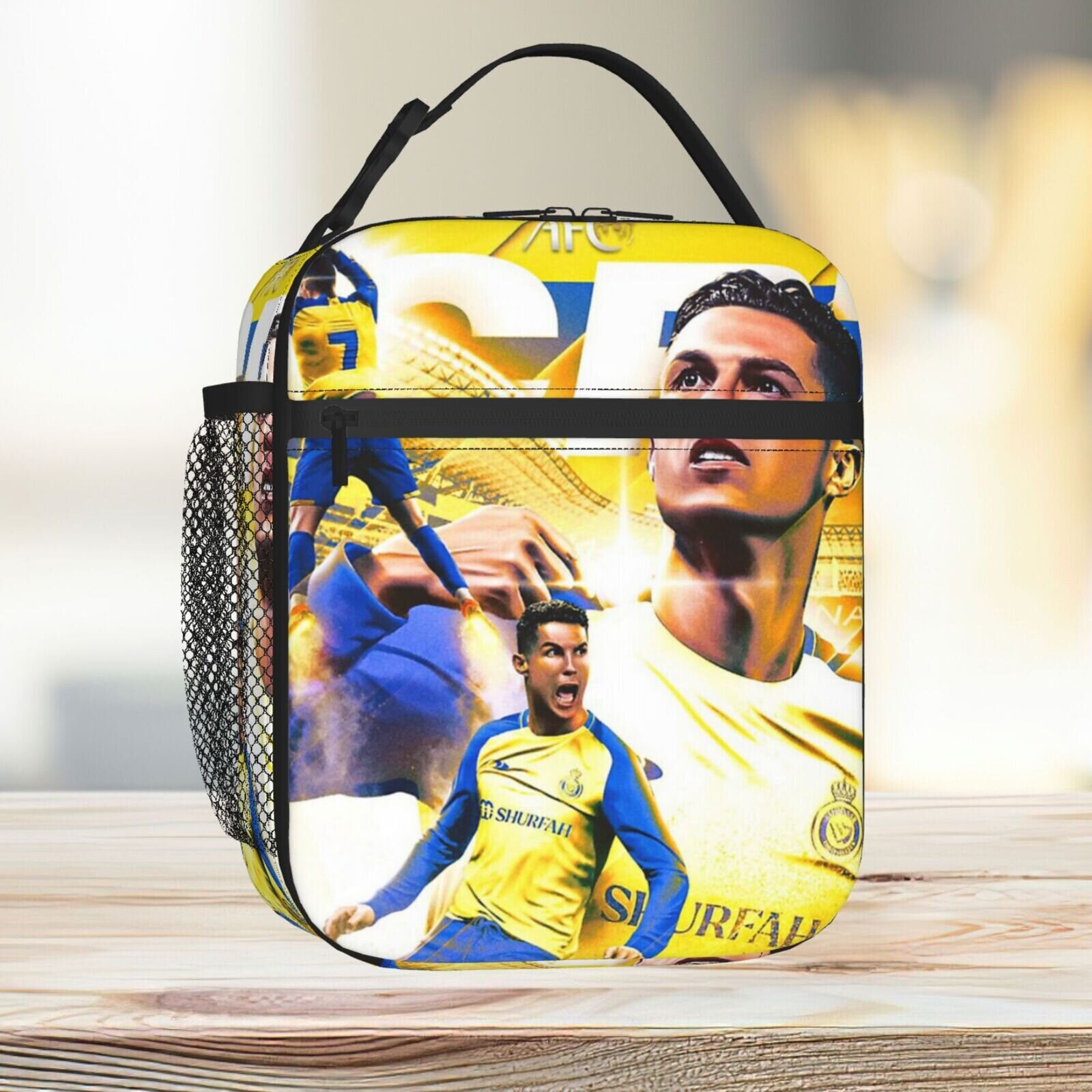 Lunch Bag Cristiano Ronaldo Al-nassrNassr Football Club Saudi Arabia ...