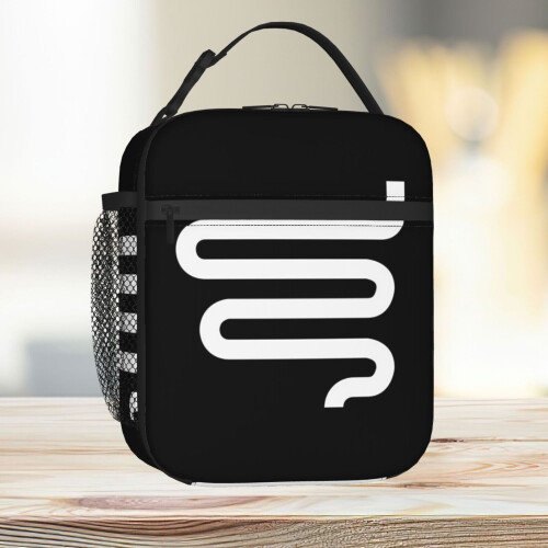 Lunch Bag Sickick Logo White S!ck!ck Tote Insulated Cooler Kids School ...