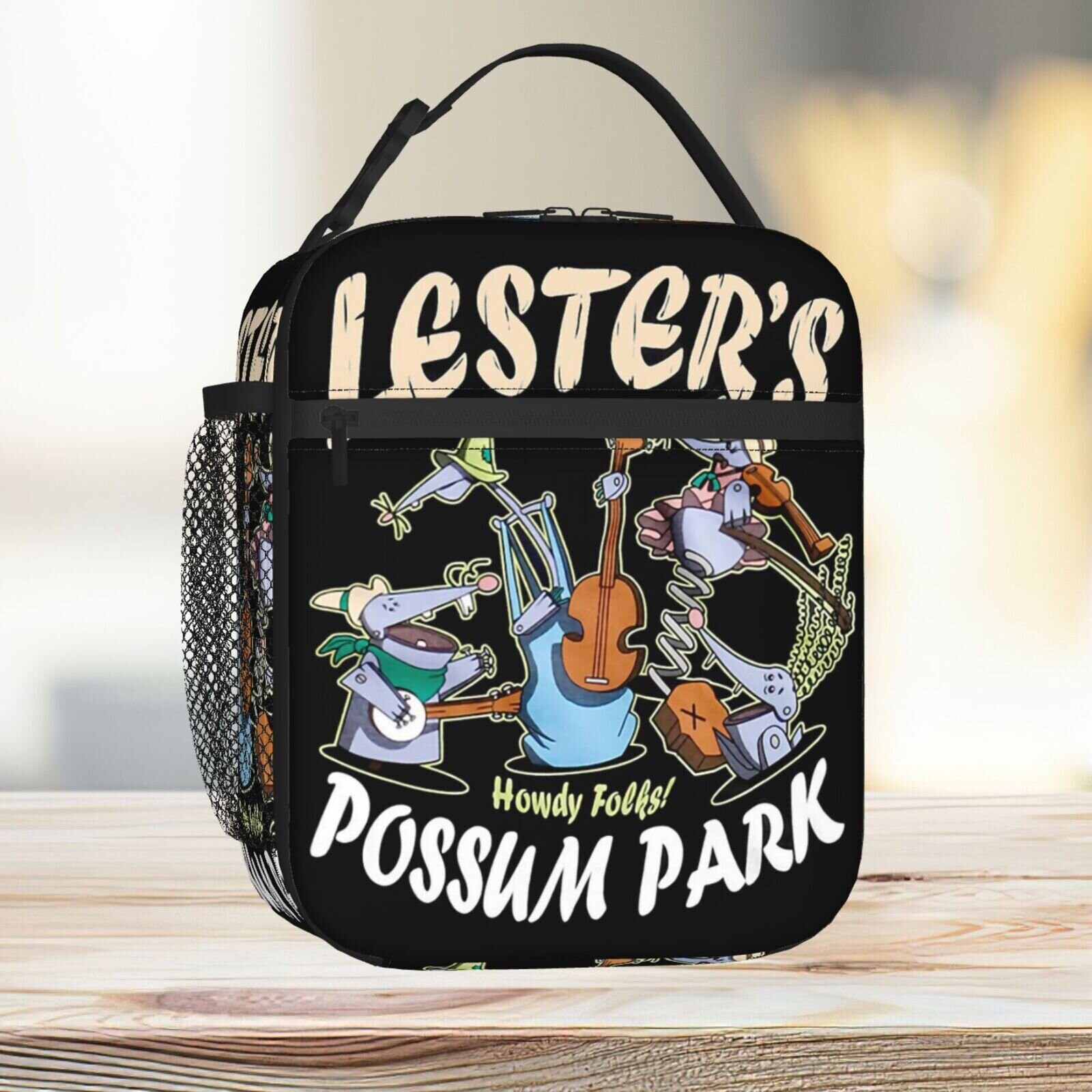 Lunch Bag Cartoon-A-Goofy-Movie-Lester's-Possum-Park Tote Insulated ...