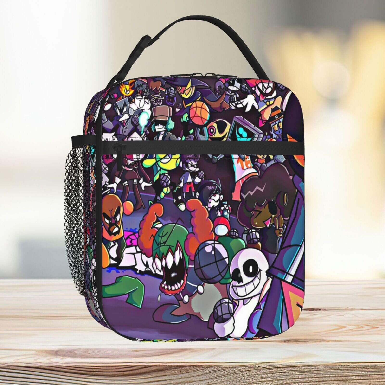 Lunch Bag Fnf Best Characters Friday Night Funkin Tote Insulated Cooler ...