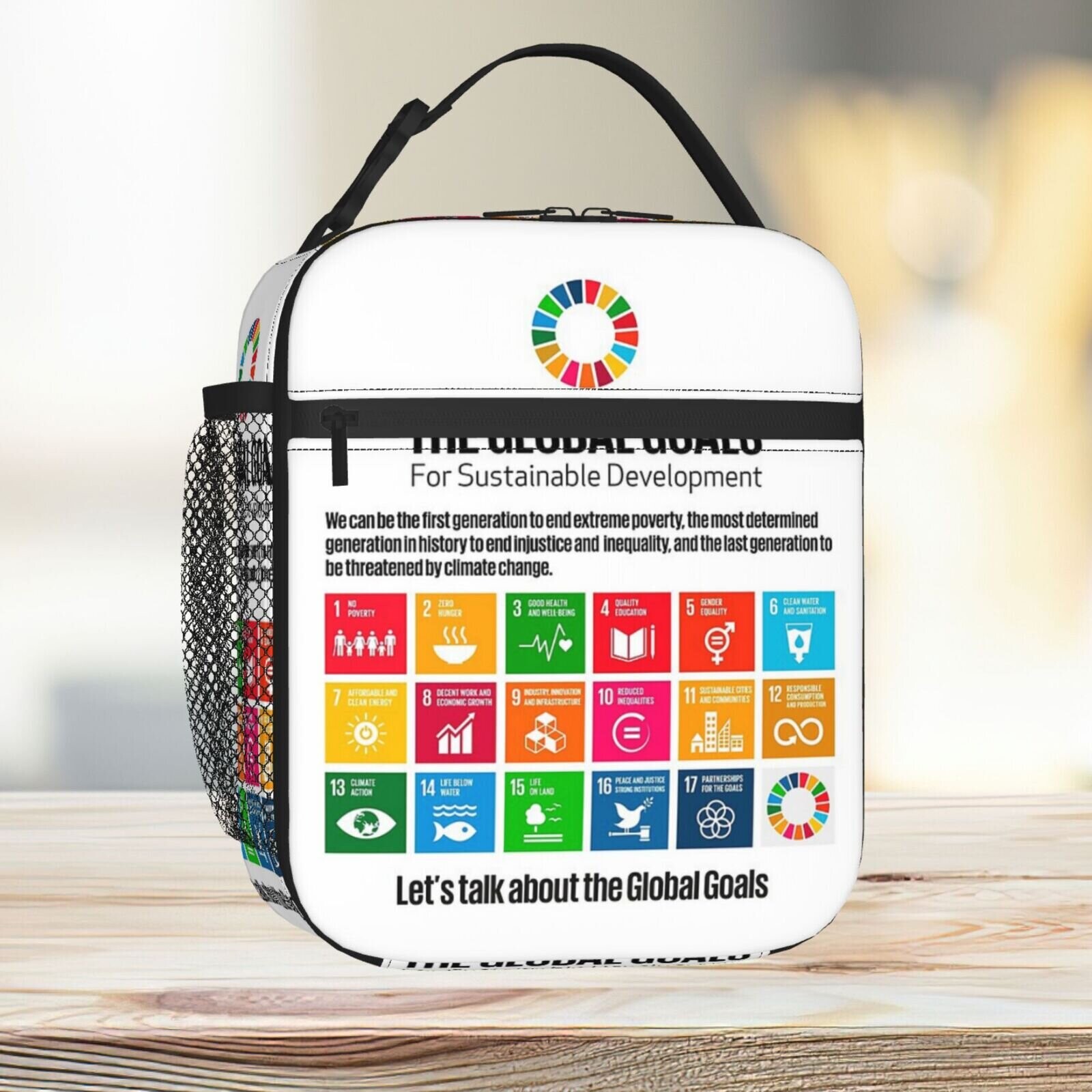 Lunch Bag UN SDGs United Nations Sustainable Development Goals Let's ...