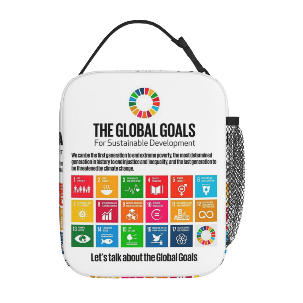 Lunch Bag UN SDGs United Nations Sustainable Development Goals Let's Talk About The Global Goals ...