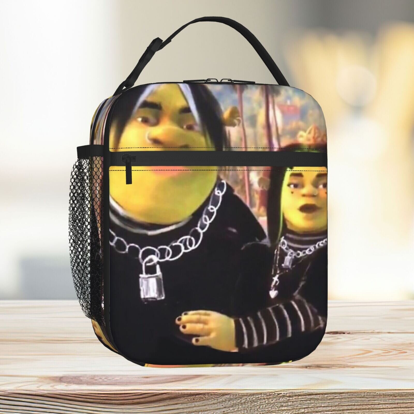 Lunch Bag Eboy Shrek And Egirl Fiona Tote Insulated Cooler Kids School ...