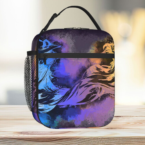 Lunch Bag Final Fantasy X Logo Tote Insulated Cooler Kids School Travel ...