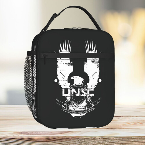 Lunch Bag Halo UNSC Worn Logo Tote Insulated Cooler Kids School Travel ...