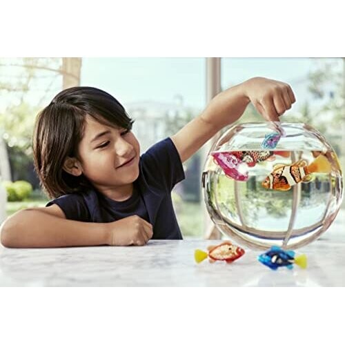 Robo Fish Series 3 Robotic Swimming Fish (Orange and Teal) electronic ...