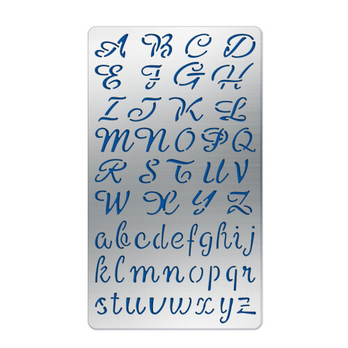 Letter Number Pattern Metal Stencils Alphabet Stencil Templates Tool ...