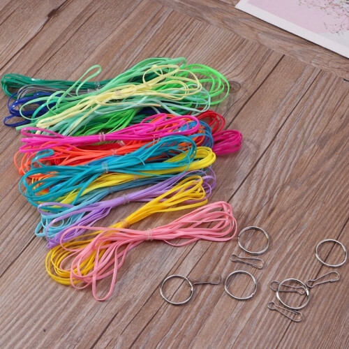String Plastic Durable Lacing Cord Bracelets Craft Kits 20 Colors ...
