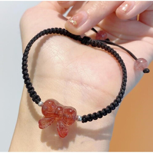 Crystal Jade Bow Bracelet Amulet Jewelry Natural Accessories Man Real ...