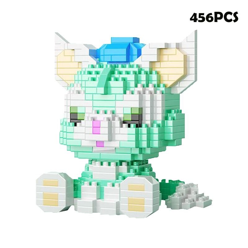 (Gerald Cat) Goofy Minnie Cartoon Action Figures Micro Building Blocks Model on OnBuy