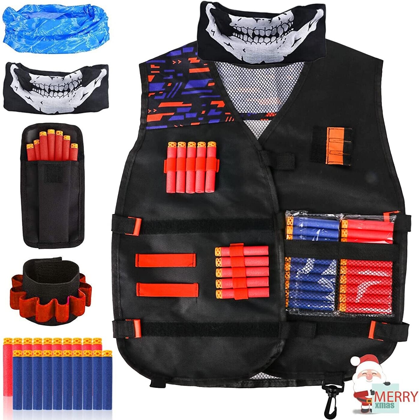 LOYO Kids Tactical Vest, Adjustable Tactical Vest Jacket Kit for Nerf ...
