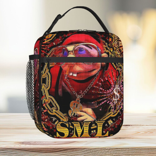 Lunch Bag SML JEFFY RAPPER V3 Tote Insulated Cooler Kids School Travel ...