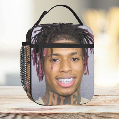 Lunch Bag NLE CHOPPA SMILING MUGSHOT Tote Insulated Cooler Kids School ...