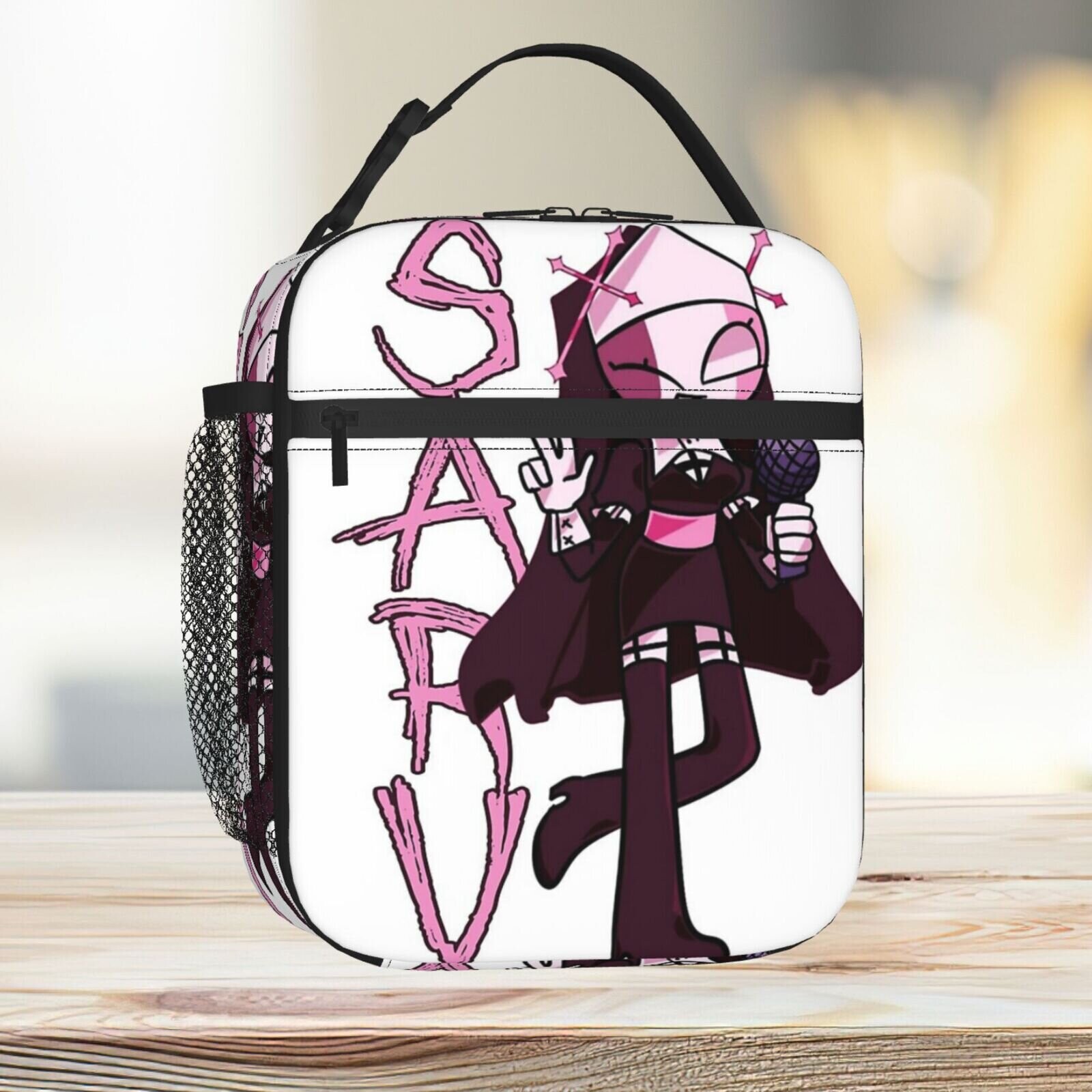 Lunch Bag Fnf Sarv Friday Night Funkin Tote Insulated Cooler Kids ...
