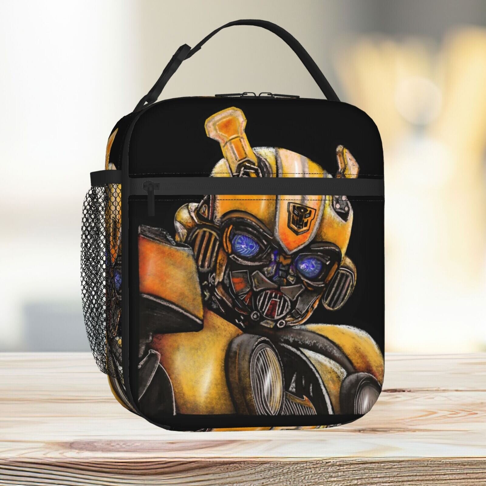 Lunch Bag Bumblebee Transformer, The Best Transformer Tote Insulated Cooler Kids School Travel ...