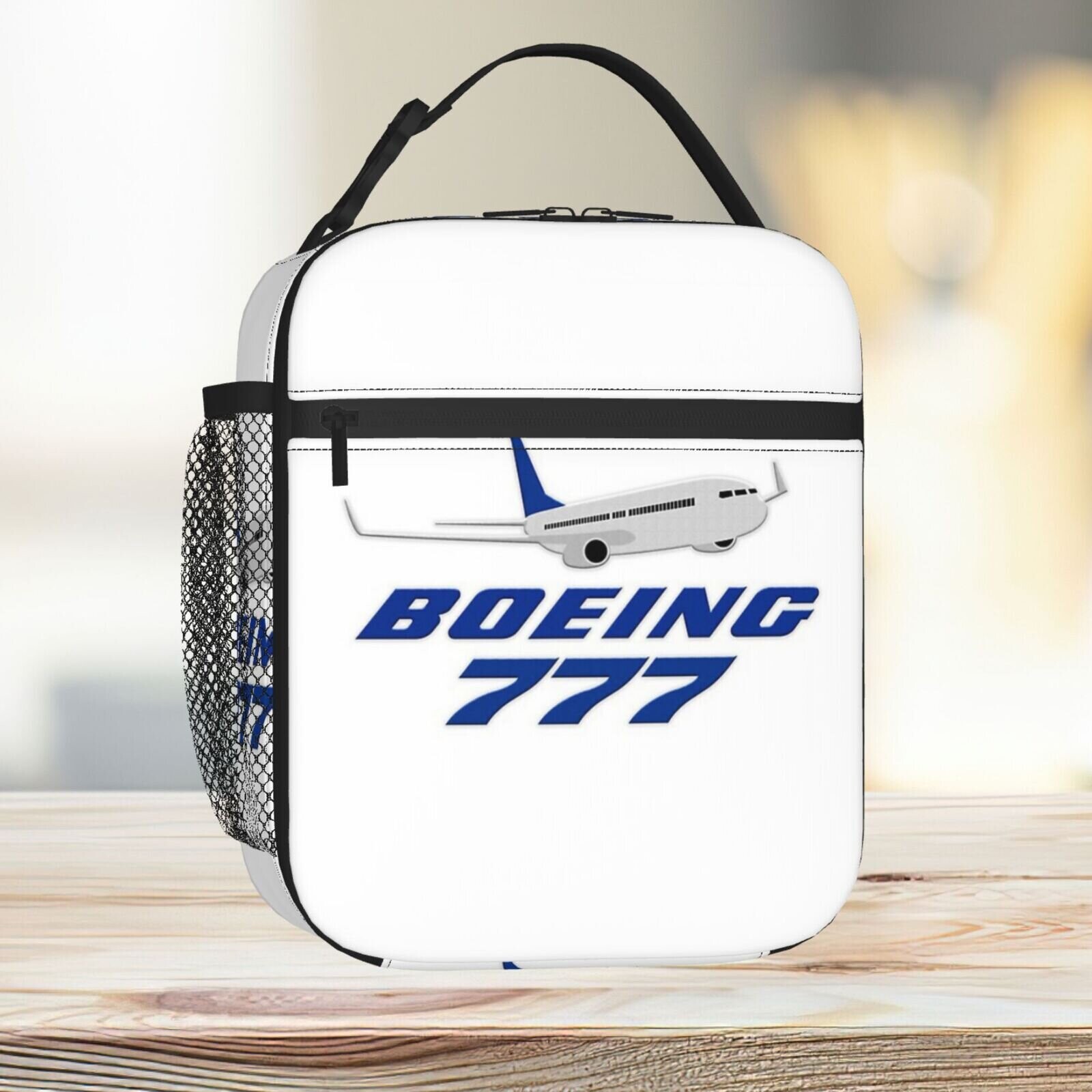Lunch Bag Boeing 777 Tote Insulated Cooler Kids School Travel on OnBuy