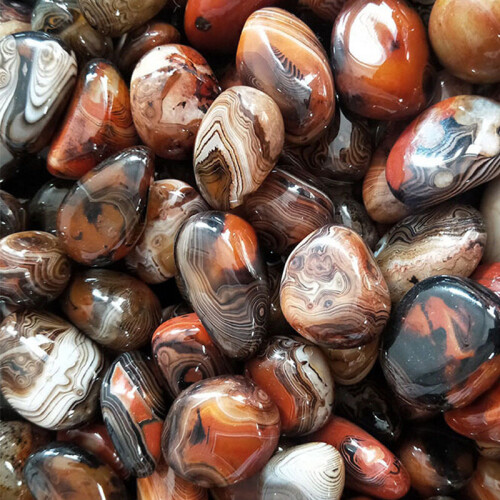 Natural sardonyx stripes to play Wenwan pebbles Yuhua stone handle ...