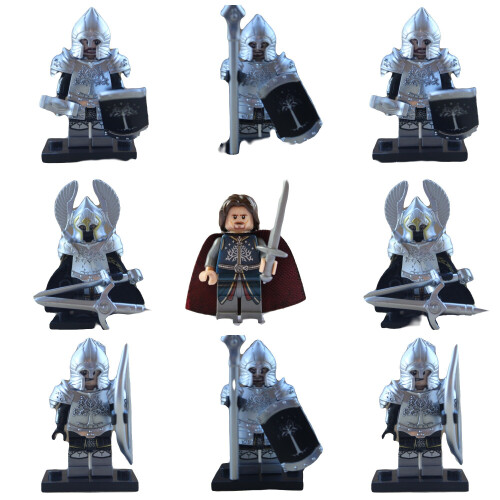 Gondor Lord Of The Rings Hobbit Custom Lego Mini Figures Super Hero on ...
