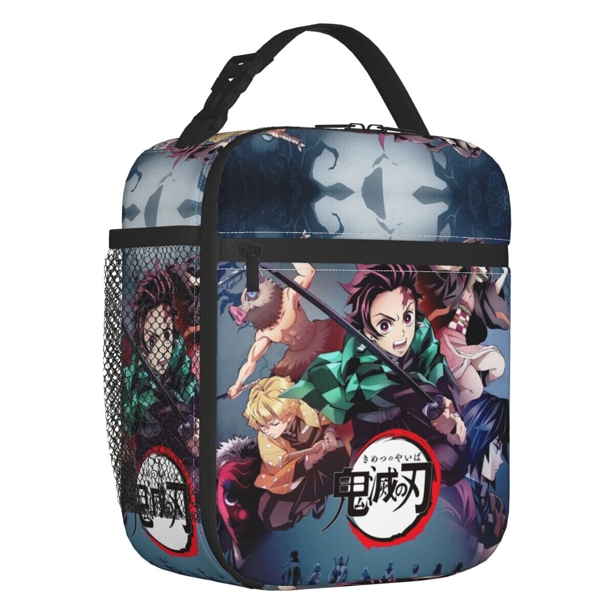 Anime Manga Tanjiro Kimetsu No Yaiba Thermal Insulated Lunch Bag Demon ...