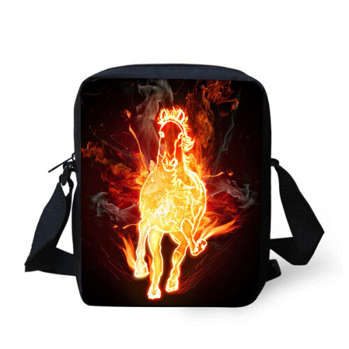 Crazy Horse Messenger Bag for Men Mini Teen Boys Cross Body Bag Classic ...