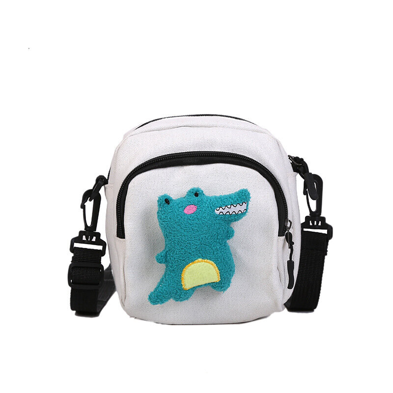 ins street shooting little dinosaur messenger bag girl small fresh wild ...