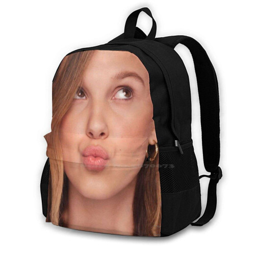 Millie Bobby Brown School Bag Big Capacity Backpack Laptop 15 Inch ...