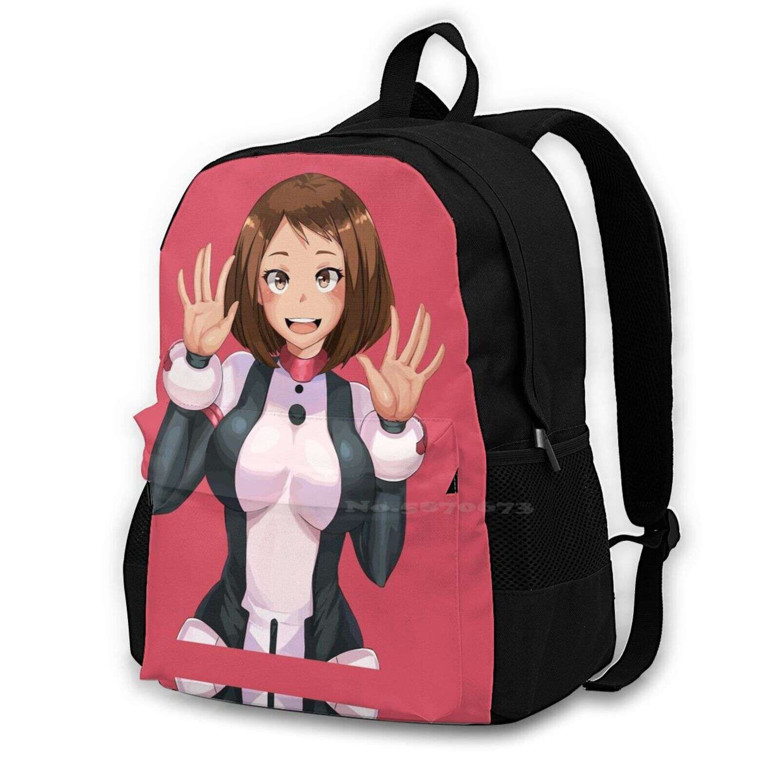 O Uraraka Bag Backpack For Men Women Girls Teenage Boku No Hero Mha ...