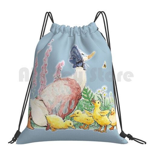 Jemimah Puddle-Duck-Beatrix Potter Backpack Drawstring Bags Gym Bag ...
