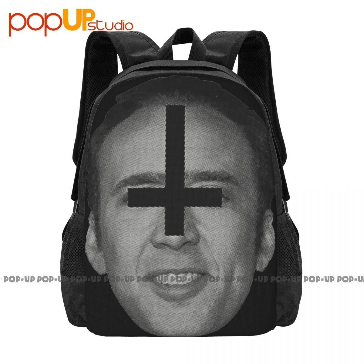 Nicolas Cage Meme Satanic Backpack Large Capacity Gym Shoe Bag Shopping Bag Multi-function on OnBuy