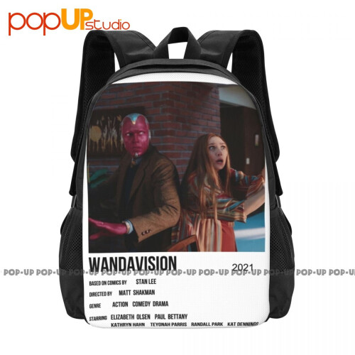 Wandavision Movie Backpack Large Capacity Hot Creative 3d Printing ...