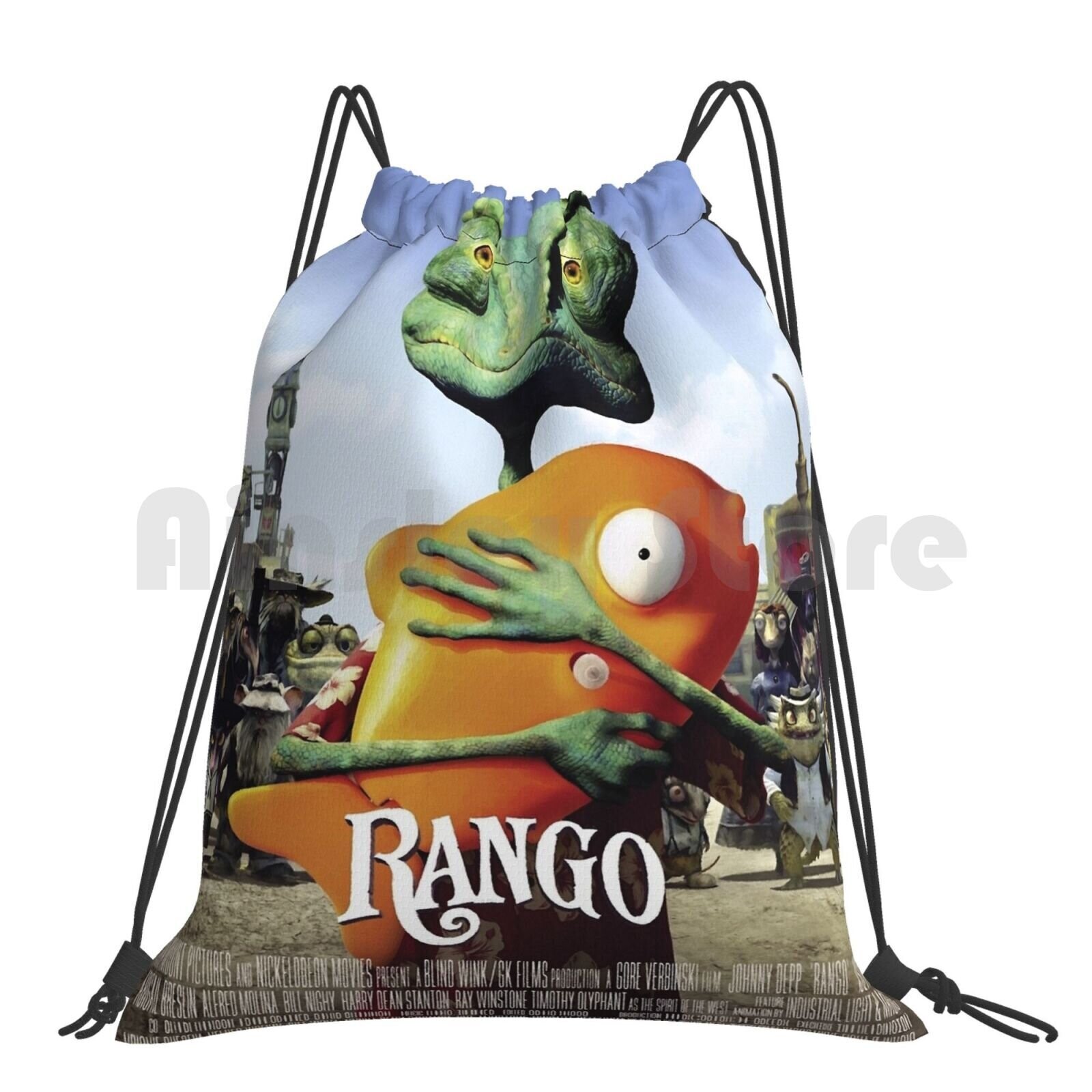 Movie Poster Merchandise Backpack Drawstring Bags Gym Bag Waterproof ...