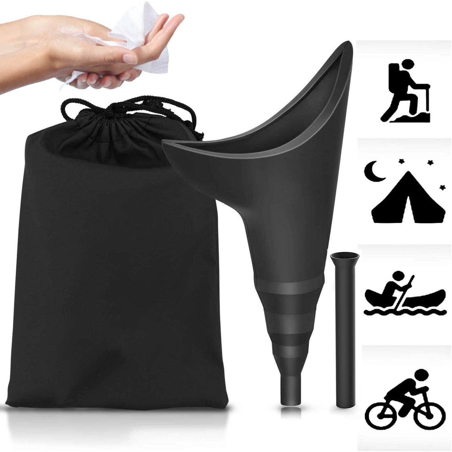 Portable Urinal Urine Female Woman Ladies Wee Funnel Camping Travel UK ...