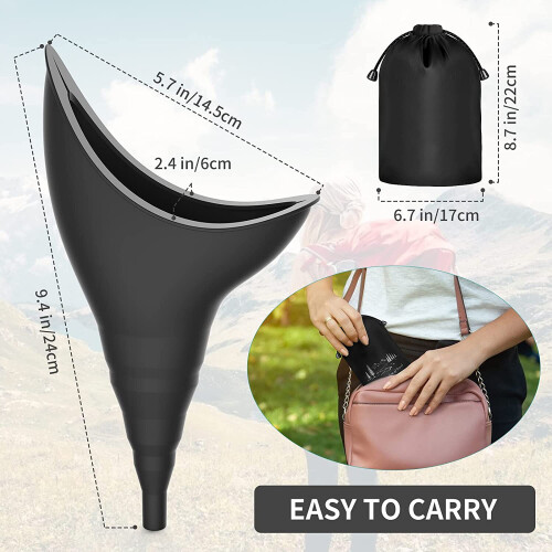 Portable Urinal Urine Female Woman Ladies Wee Funnel Camping Travel UK ...