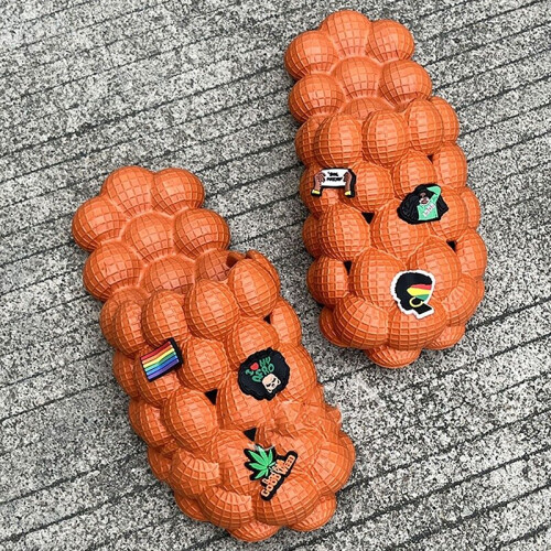 Summer Bubble Slides With Charms Beach Men Women Bubble Sandals House ...