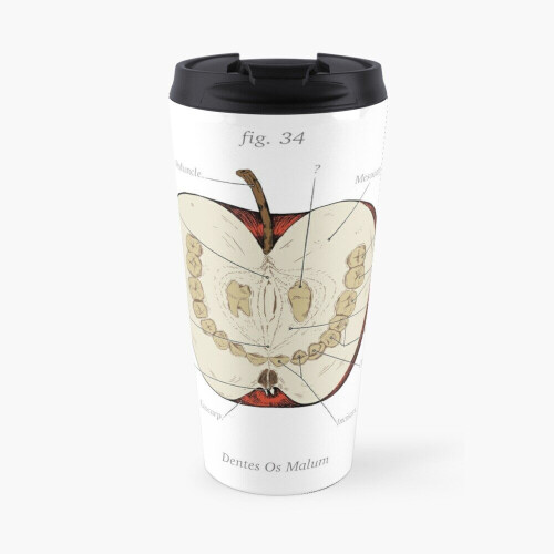 Insulated Travel Coffee Mug The Magnus Archives - Anatomy Class - Teeth ...