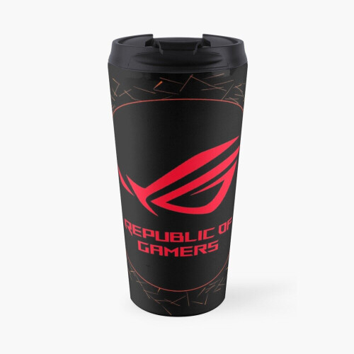 Insulated Travel Coffee Mug Republic of Gamers - Asus Rog Strix Logotipe Stainless Steel Cup ...