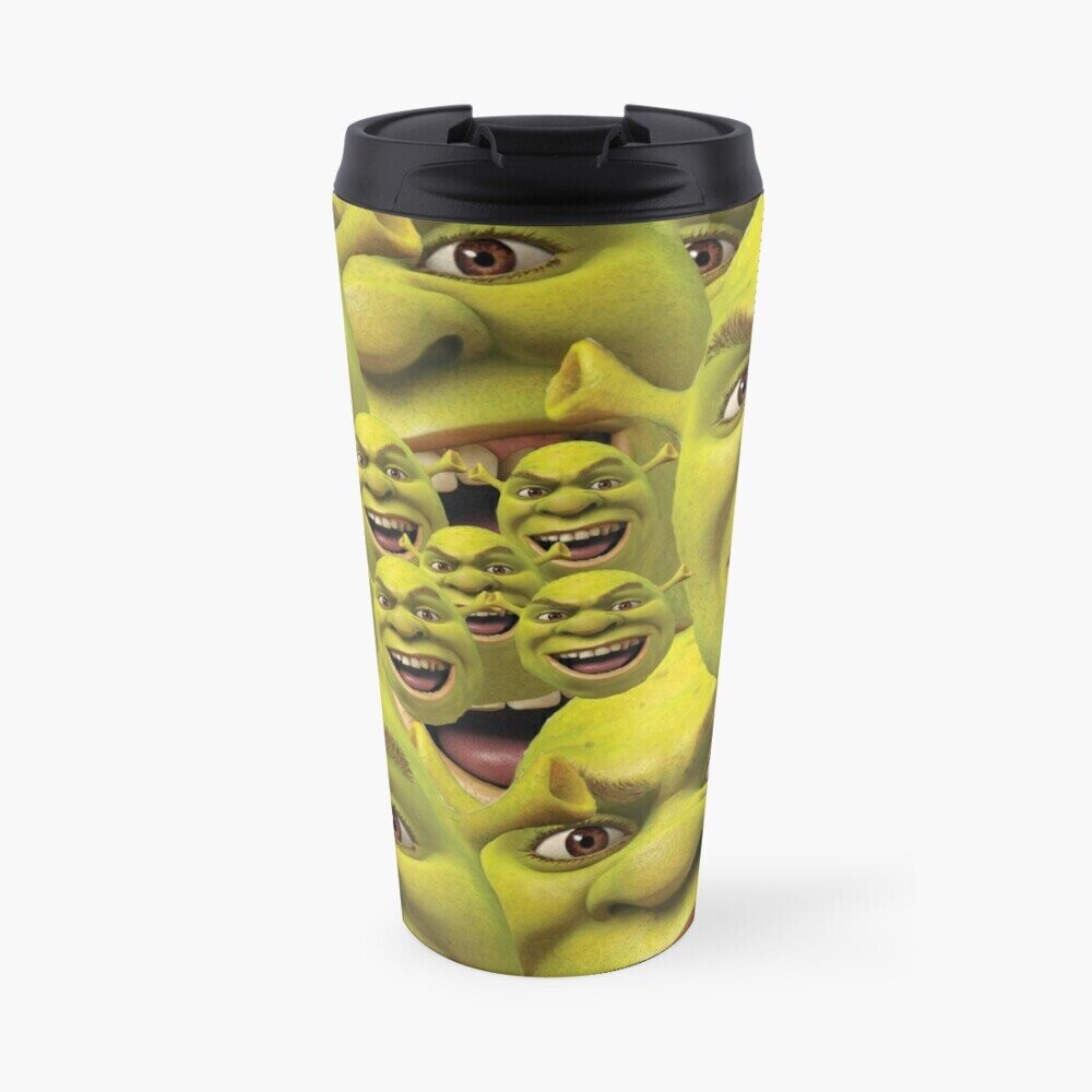 Insulated Travel Coffee Mug Shrek Stainless Steel Cup Tumbler 17oz on OnBuy