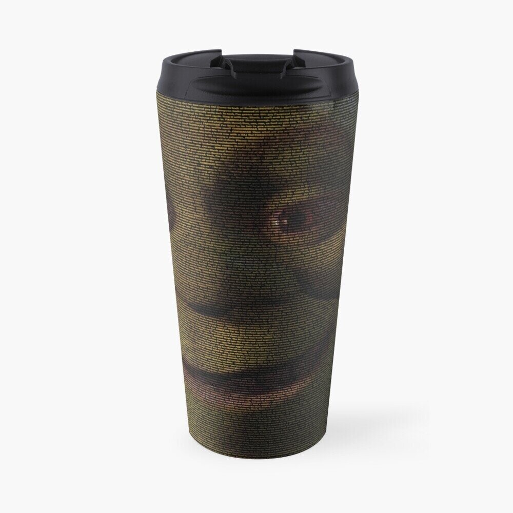 Insulated Travel Coffee Mug Shrek script with Shrek's friendly ...