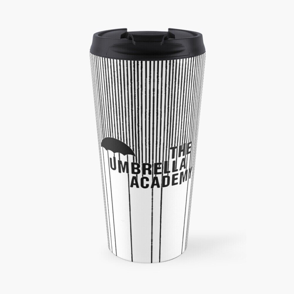 Insulated Travel Coffee Mug The Umbrella Academy - Logo with lines ...