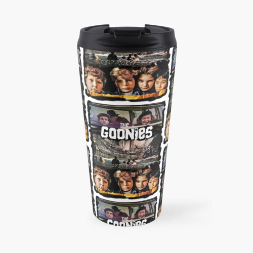 Insulated Travel Coffee Mug the goonies art Stainless Steel Cup Tumbler ...