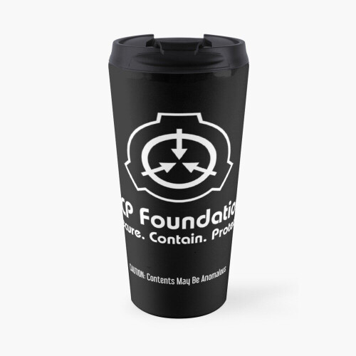 Insulated Travel Coffee Mug SCP Foundation Logo Stainless Steel Cup ...